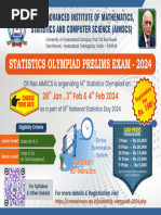 14th Statistics Olympiad Report - R05 | PDF | Science