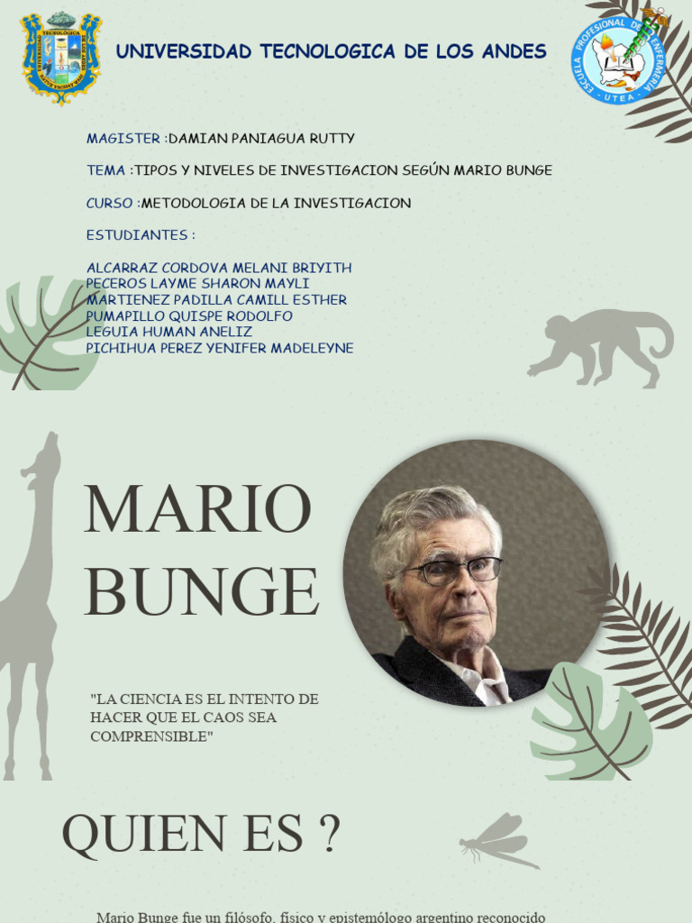 Mario Bun | PDF | Teoría | Física