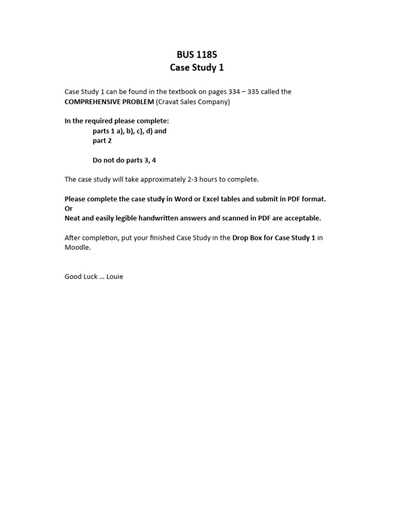 Cravat Sales Company Case Study Guide | PDF | Language Arts & Discipline