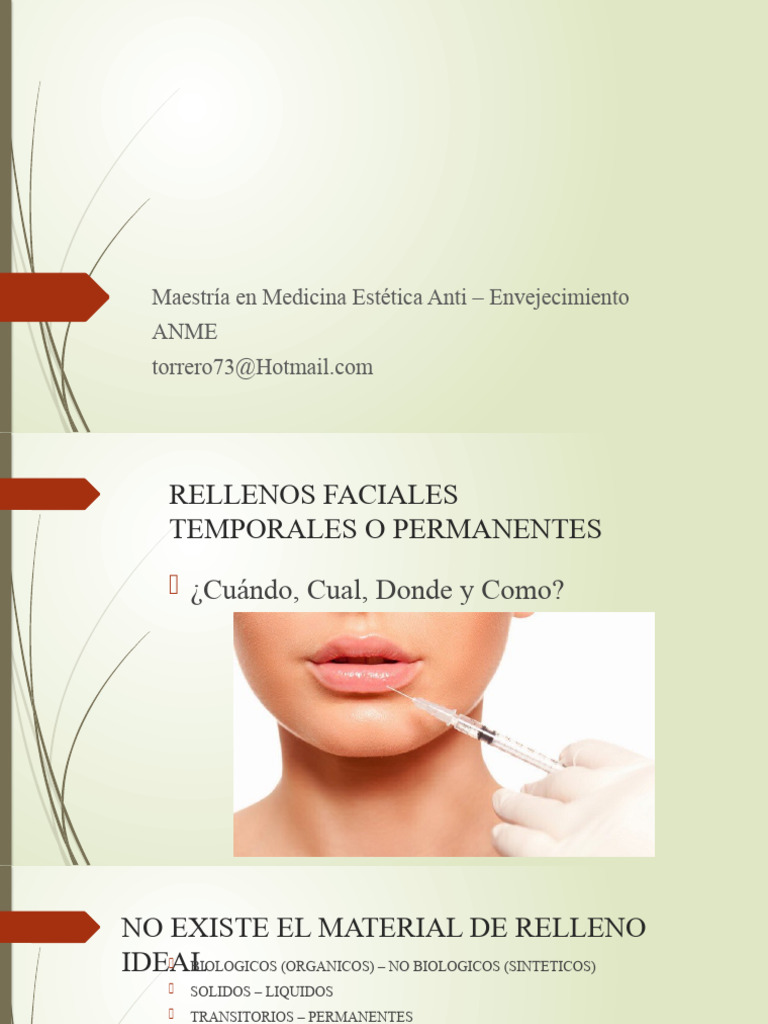 Rellenos Faciales Actualizado 2017 | PDF | Piel | Anatomía