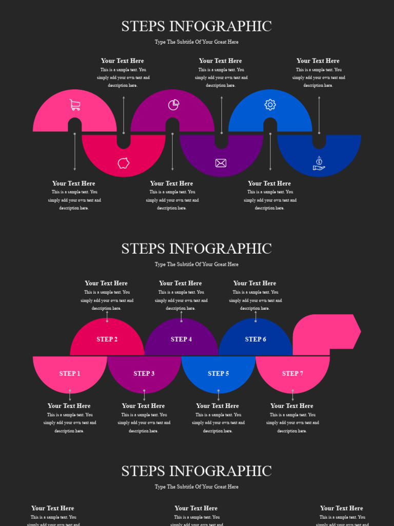 Steps Infographic Dark 16 - 9 | PDF | Language Arts & Discipline