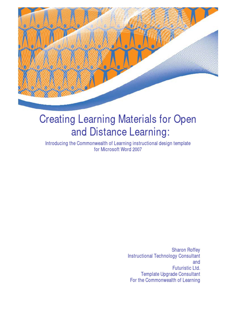 Creating Learning Materials For Open and Distance Learning | PDF | Page ...