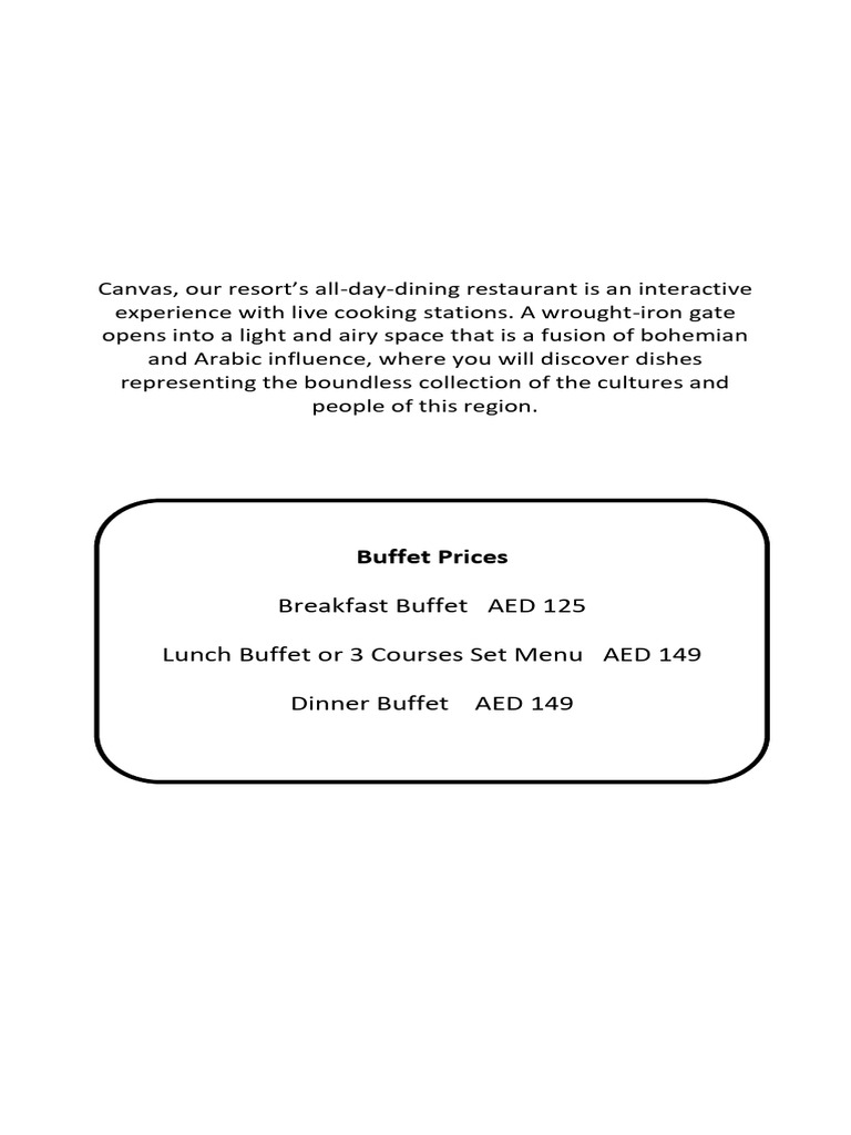 Canvas Menu | PDF | Hamburgers | Foods