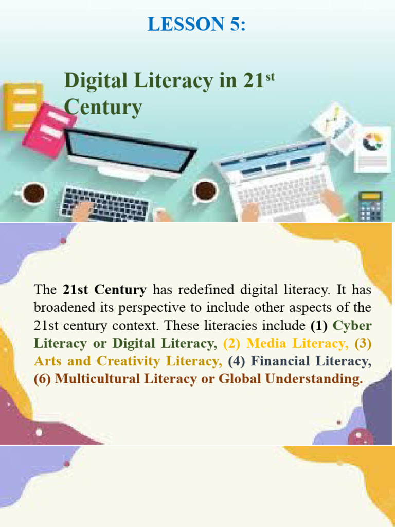 Digital Literacy PPT-M3-L5 | PDF | Literacy | Information