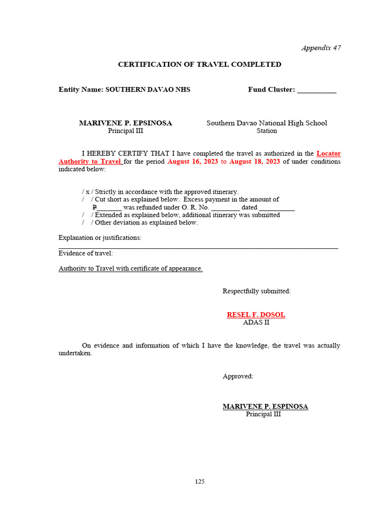 Appendix 47 CTC | PDF