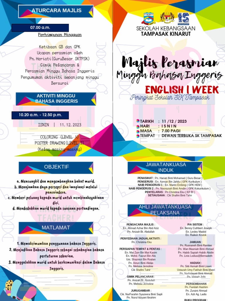 Buku Program English Week | PDF