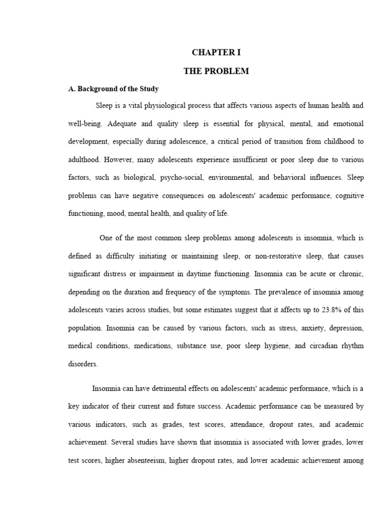 GROUP 2 Quantitative 2 | PDF | Sleep | Insomnia