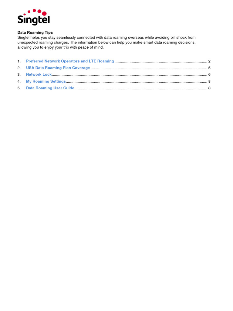 Roaming User Guide | PDF | Roaming | Mobile App