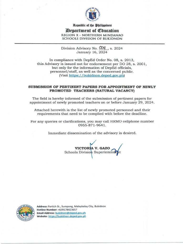 Da No. 004 S. 2024 | PDF