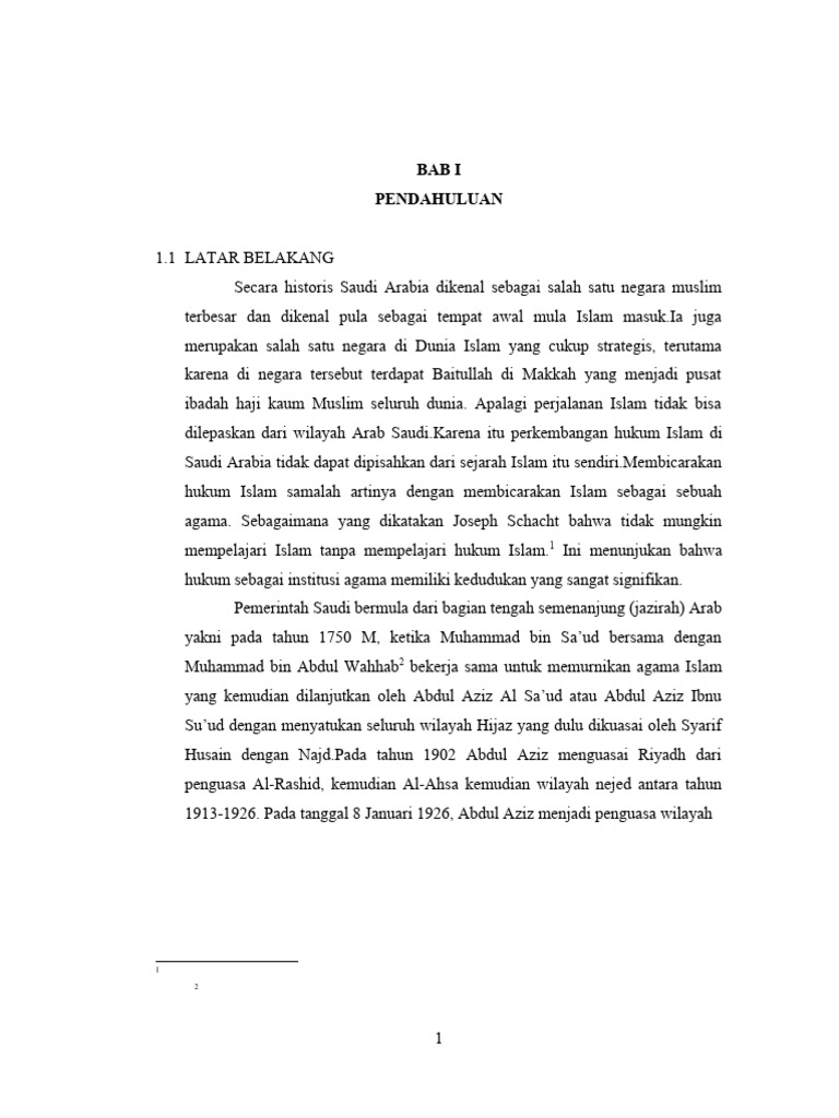 Hukum Keluarga di Saudi Arabia | PDF