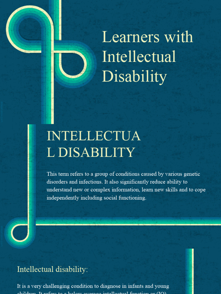 Intellectual Disability | PDF | Learning | Intellectual Disability