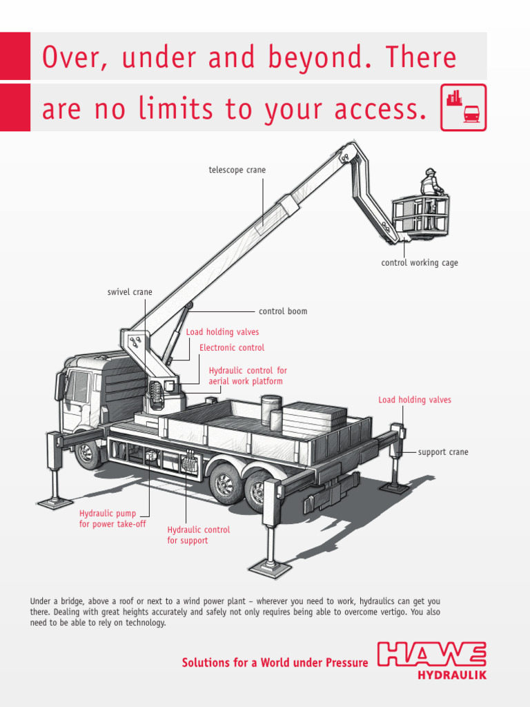 Hydraulic Solutions for Elevating Platforms | PDF | Crane (Machine) | Pump