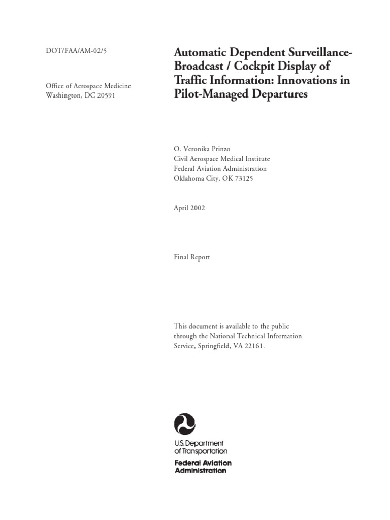 CDTI Innovations in Pilot Departures | PDF | Air Traffic Control ...