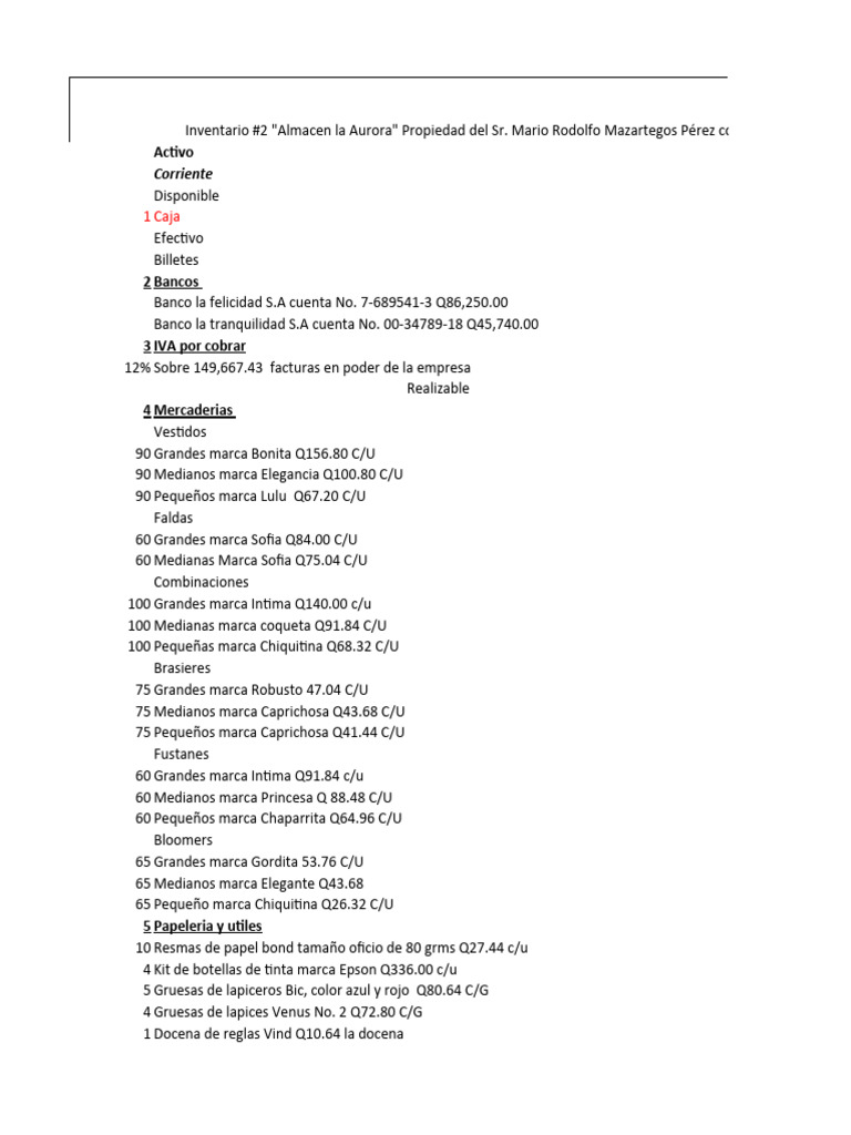 Sutuj Geber Contabilidad Ejercicio 3 | PDF | Business