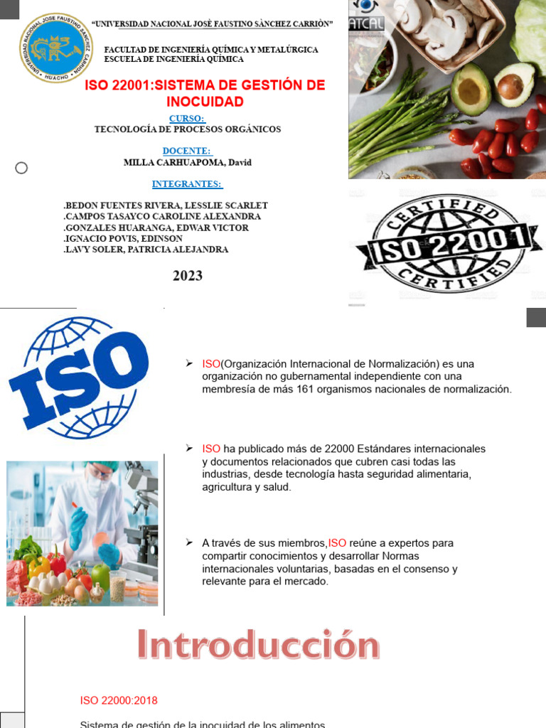Iso 22001 | Descargar gratis PDF | Seguridad alimenticia | Alimentos