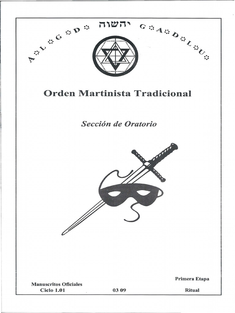Ritual de la Orden Martinista Tradicional | PDF | Ciencias sociales