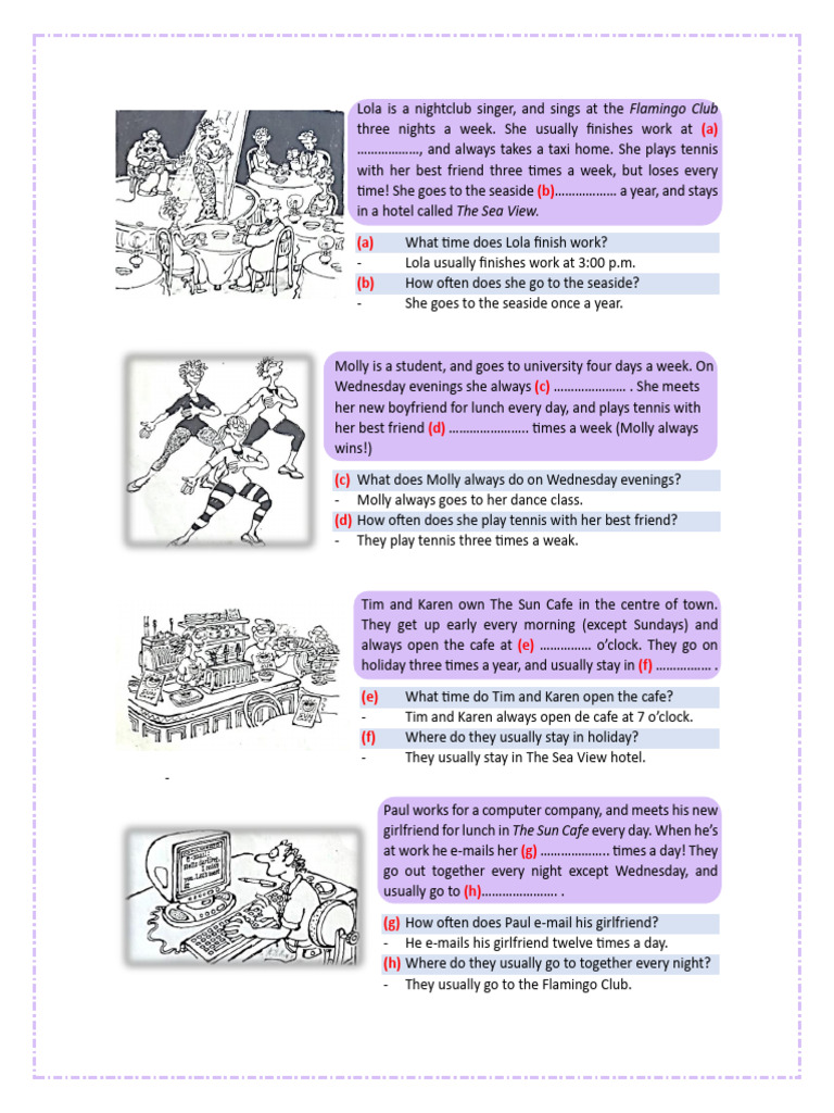 Flamingo Club Questions | PDF