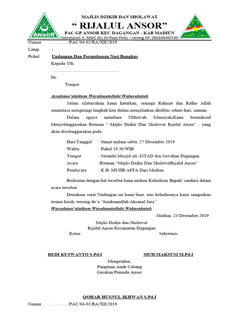 Undangan Ra Baru | PDF