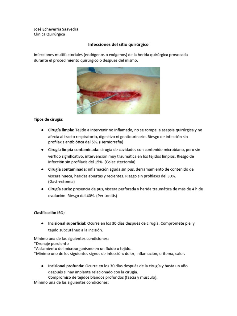 Infección Sitio QX | PDF | Cirugía | Septicemia
