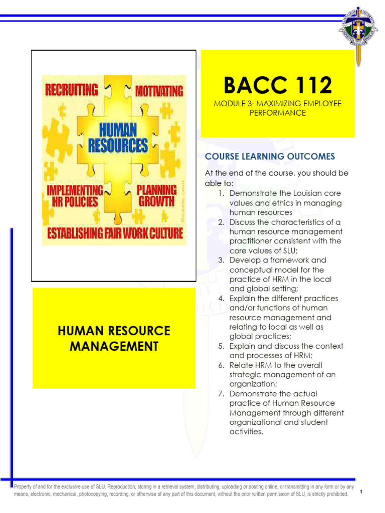 Bacc 112 Module 03 | PDF | Educational Technology | Human Resource ...