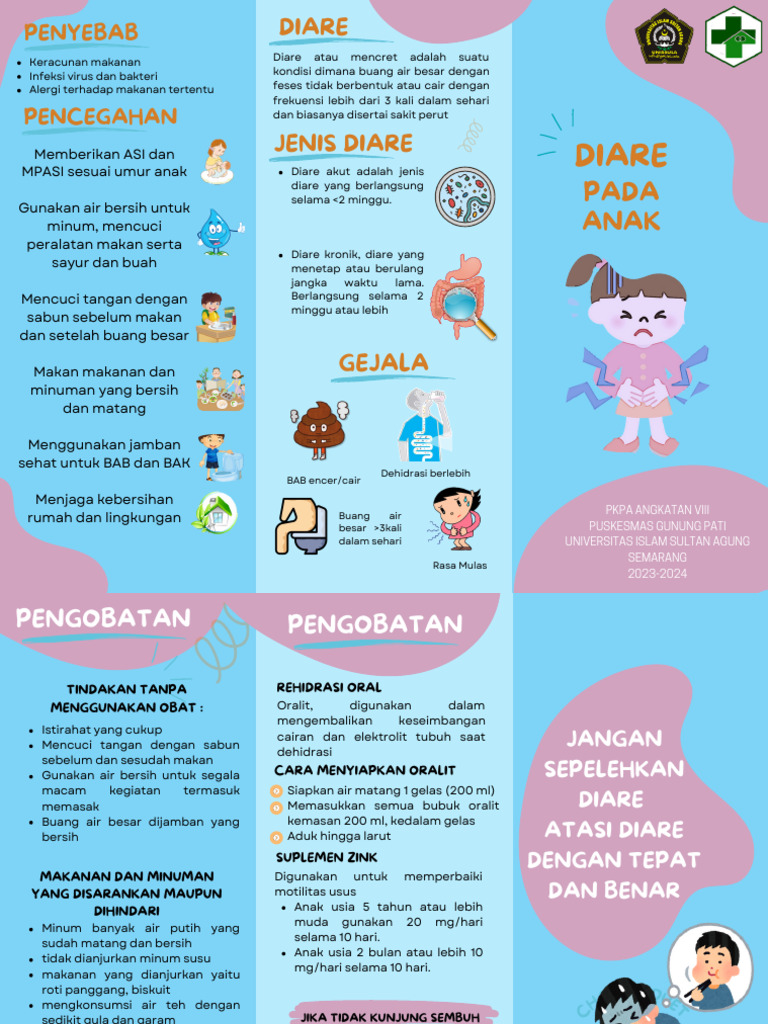 Leaflet Diare Anak - Fahrunnisa | PDF
