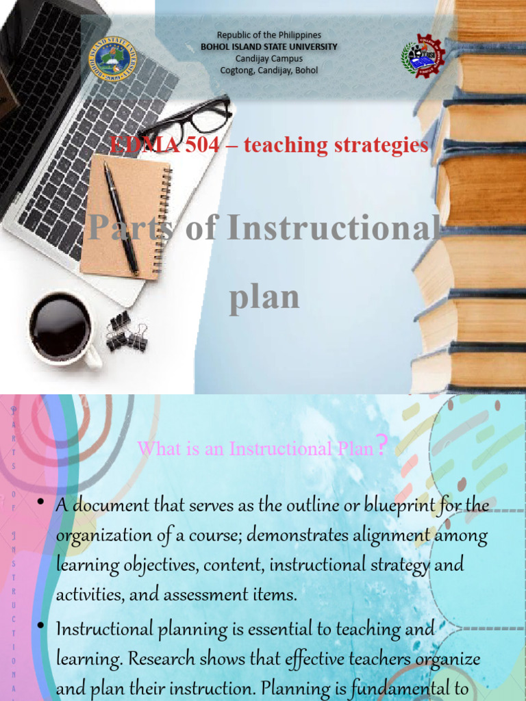 Parts of Instructional Plan | PDF | Lesson Plan | Learning