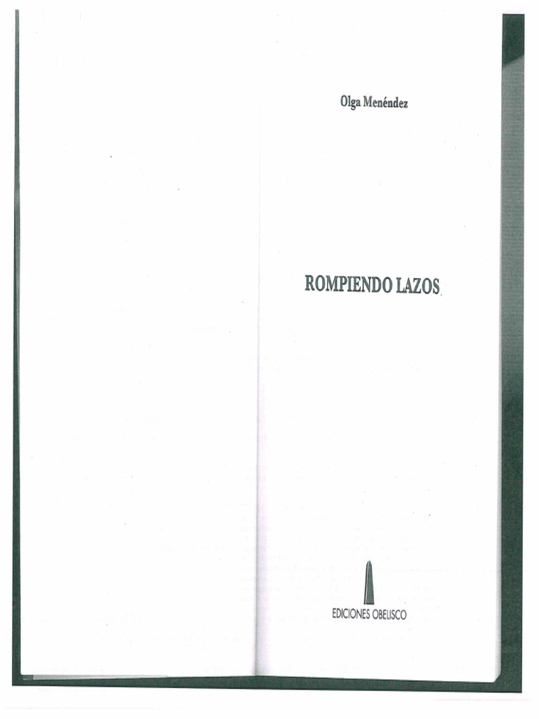 Rompiendo Lazos (Olga Menendez) | PDF