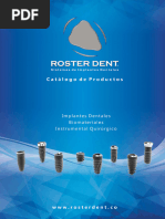 Catálogo de Implantes MIS Seven XD | PDF | Implante dental