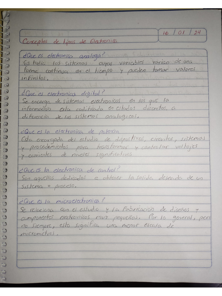 Tipos de Electrónica | PDF