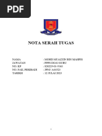 Contoh Nota Serah Tugas GB | PDF