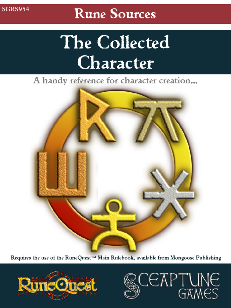 Rune Sources - The Collected Character | PDF | Runes | Spear