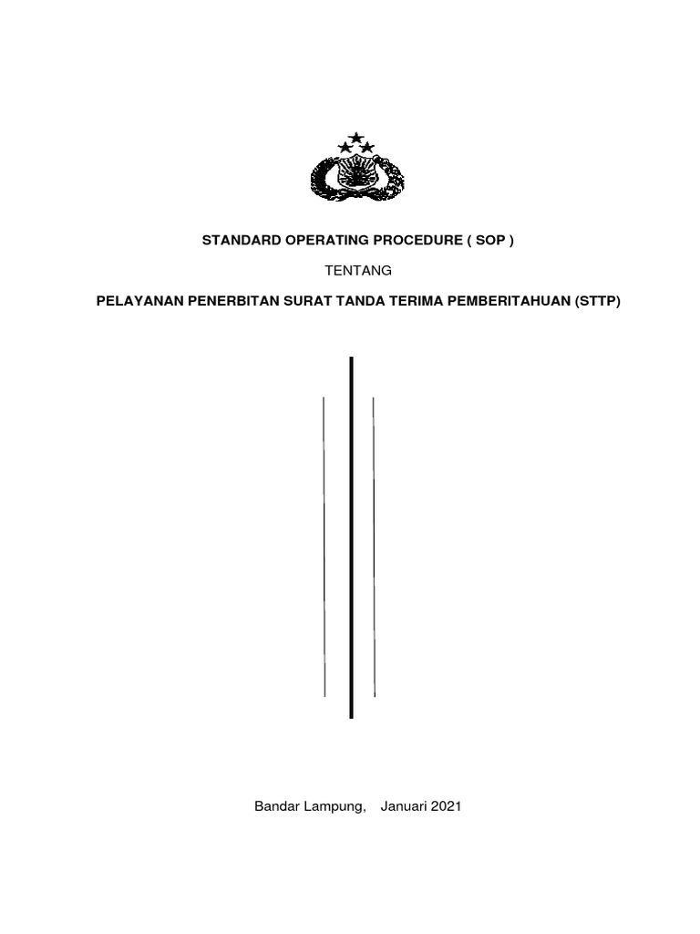 1F. Sop STTP | PDF | Hukum