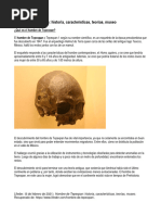 El Hombre de Tepexpan: Historia y Hallazgos | PDF