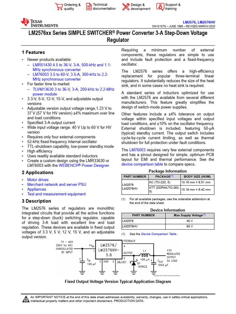 lm2576 Calculation | Download Free PDF | Electrical Network | Power Supply