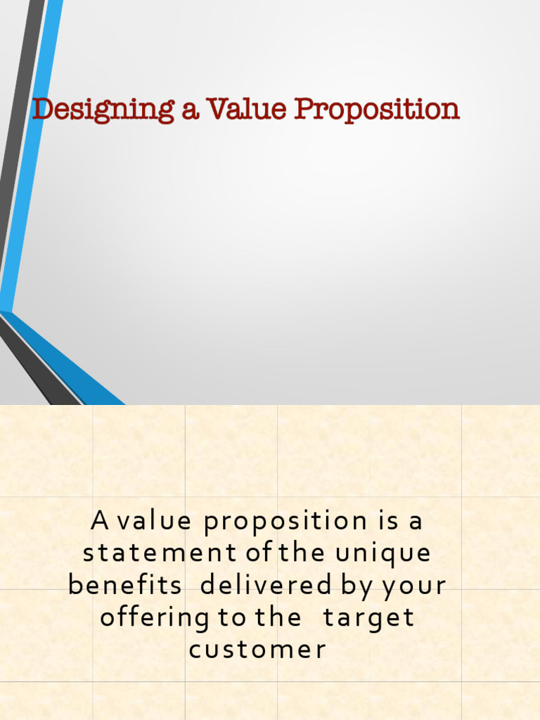 Module 3 - Value Proposition | PDF | Cognition | Business