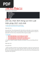 Quốc Triều Hình Luật | PDF