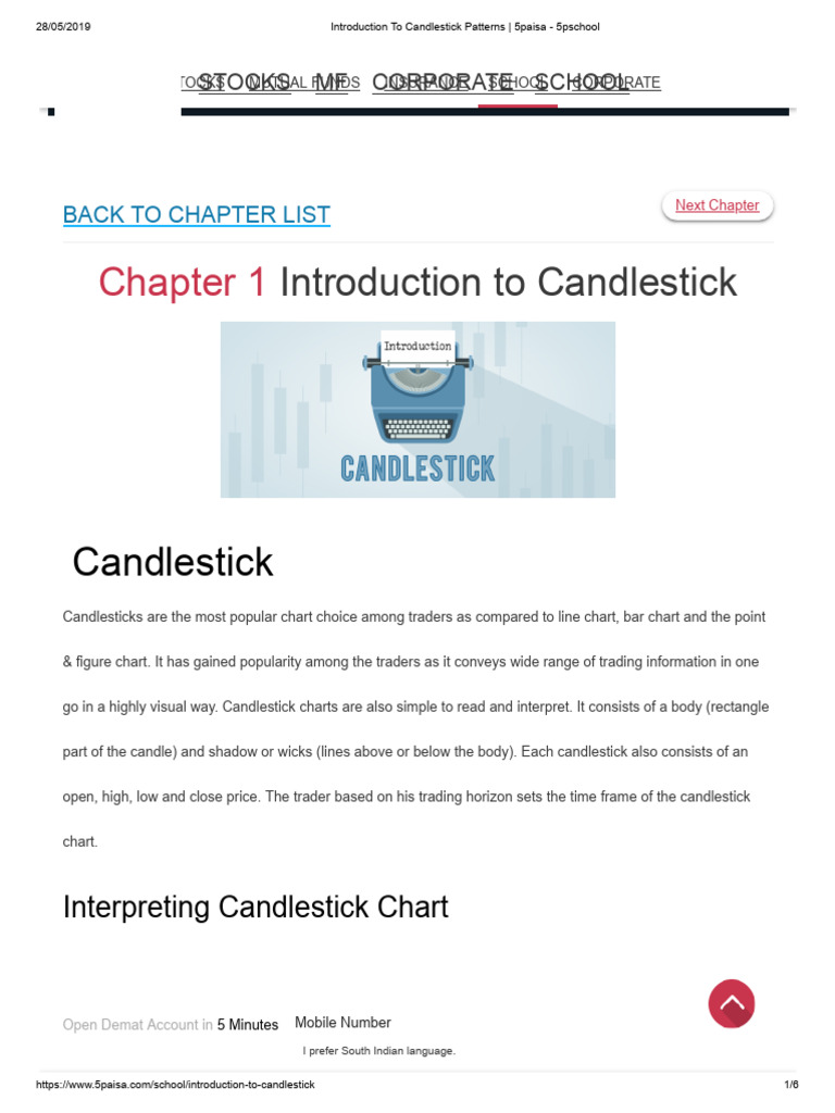 Candlestick Chart Basics Guide | PDF | Technical Analysis | Market Trend