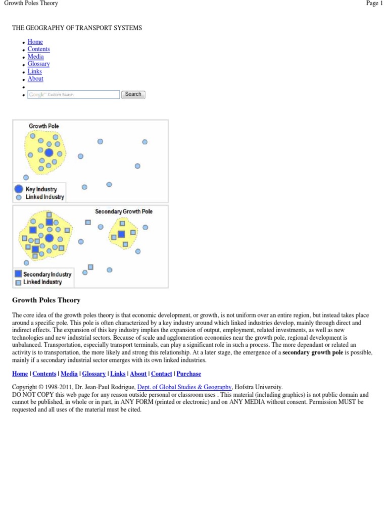 Growth Poles Theory | PDF