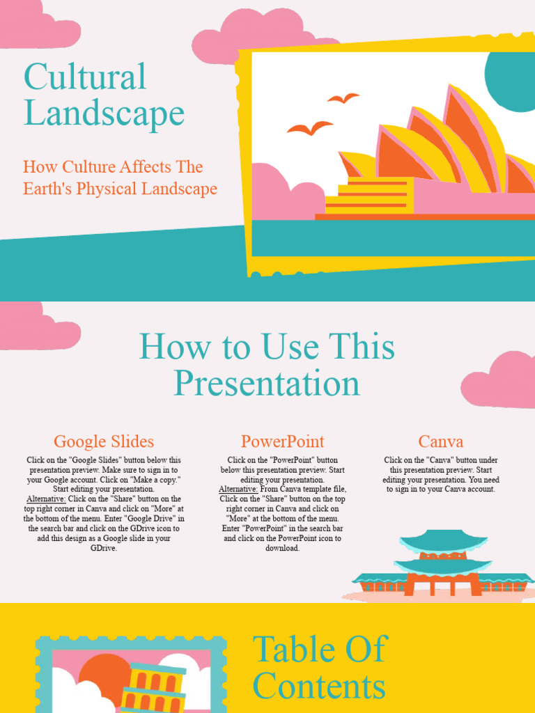 Cultural Landscape Lesson | PDF | Microsoft Power Point | Ethnicity