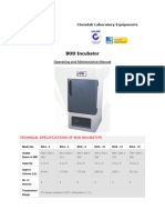 SOP For Operation of The Lux Meter and Monitoring The Lux Level ...