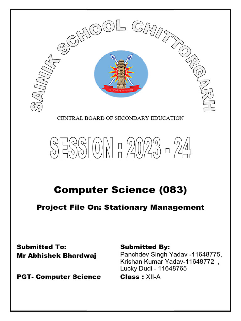 Project (81,34,62) | PDF | Software Development Process | Programming