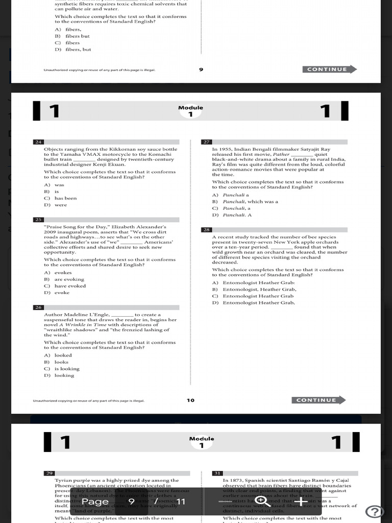 PSAT 89 Reading PRACTICE Test 2 | PDF | Phoenicia
