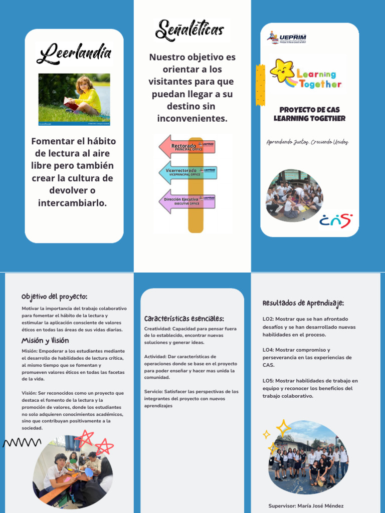 Folleto Tríptico Proyecto Creativo para Niños Ilustrado Doodle Multicolor (Trípticos) | PDF ...