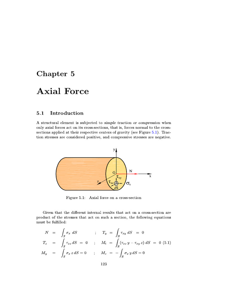 Chapter 2. Axial Loading - Part 1 | PDF