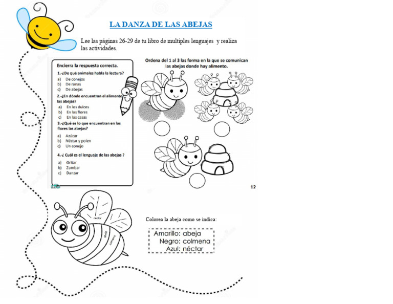 La Danza de Las Abejas | PDF | Artes del Lenguaje y Comunicación