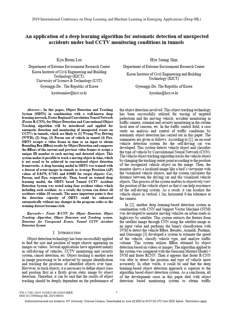 An Application Of A Deep Learning Algorithm For Automatic Detection Of 6272