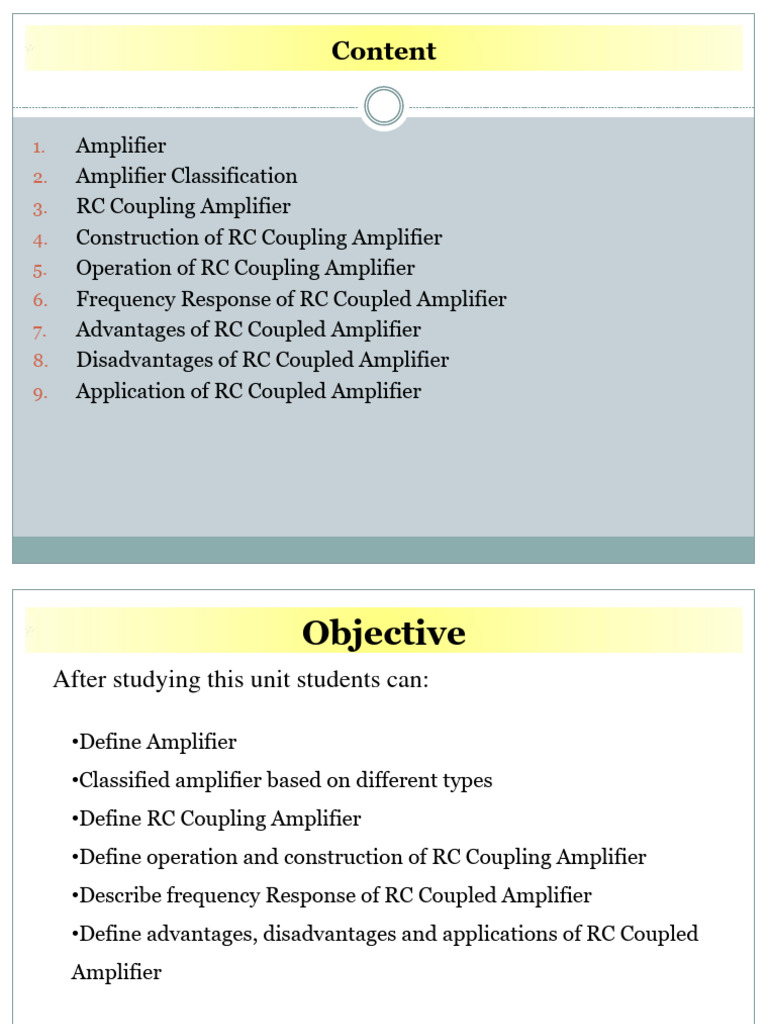 Unit 5 Beee 2 Pdf Amplifier Capacitor