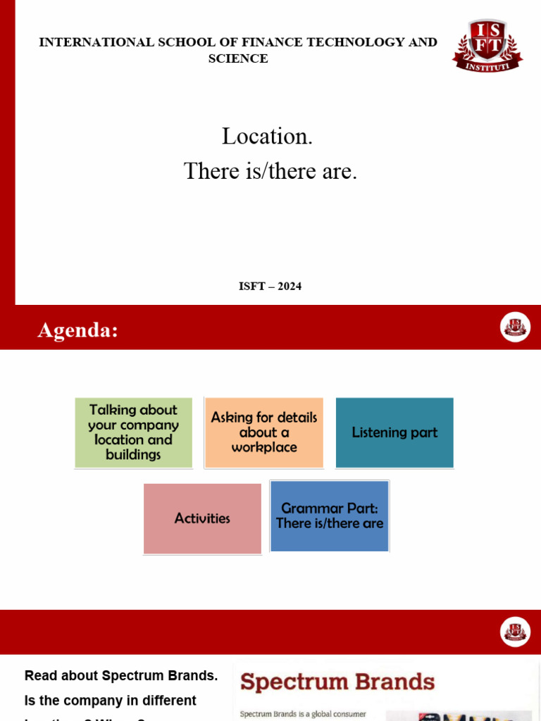 IQA 5.Pr - Simple & There Is, Are. | PDF