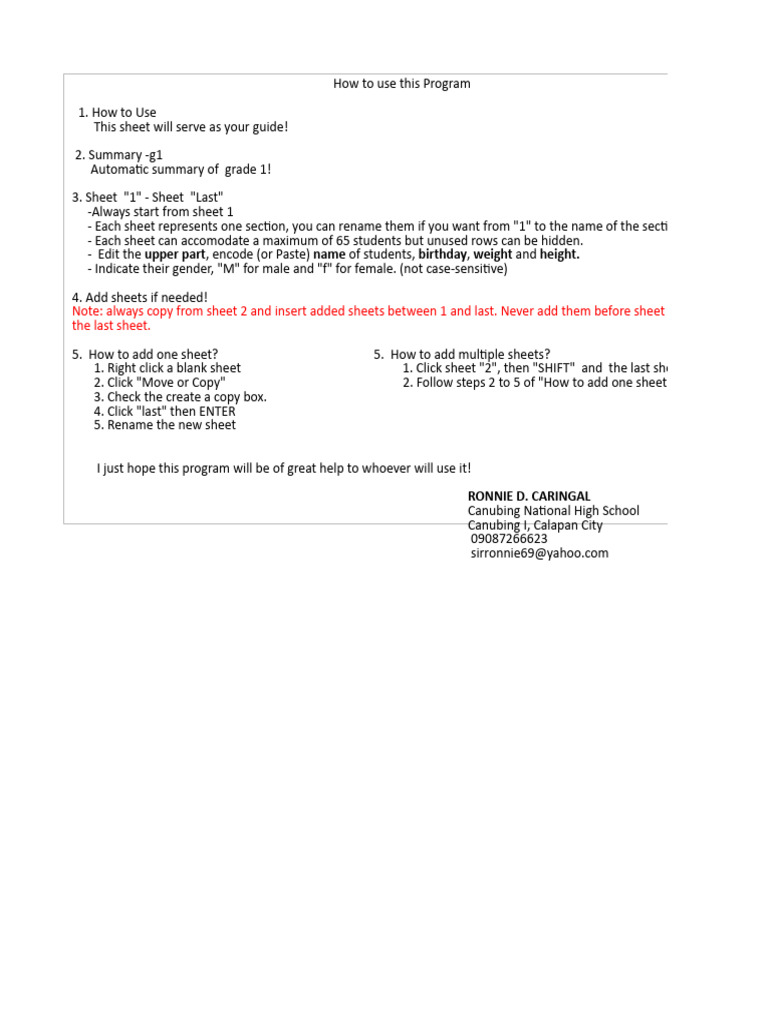 DepEd BMI Nutritional Status Chart | PDF | Body Mass Index | Human Body ...