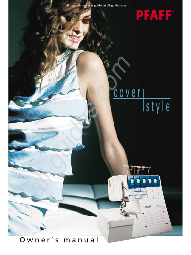 Pfaff Cover Style Coverstitch Machine Instruction Manual | PDF | Sewing ...